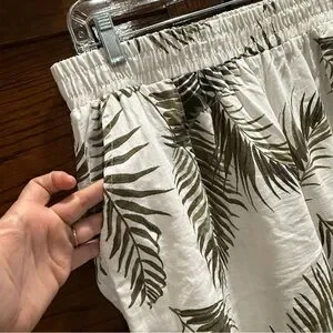 Panama Jack | Pants & Jumpsuits | Panama Jack Xl Linen Blend Palm Leaf ...